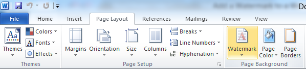 Create a Watermark in Word, Excel, PowerPoint & Outlook