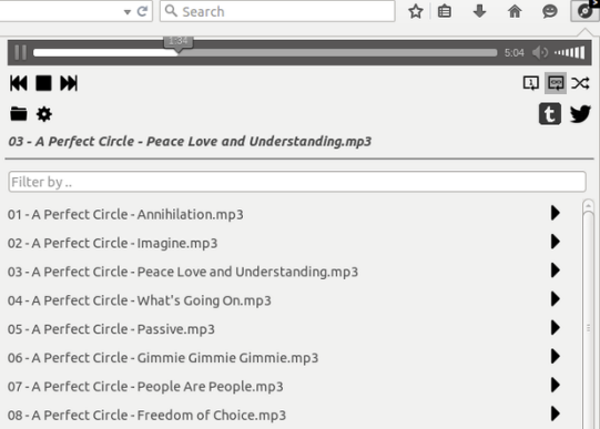 Local Music Player Addon Lets You Play PC Music on Firefox