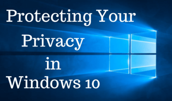 Privacy Settings in Windows 10