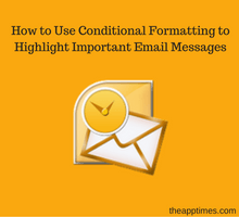 Highlight Important Email Messages in Outlook 2010 - TheAppTimes