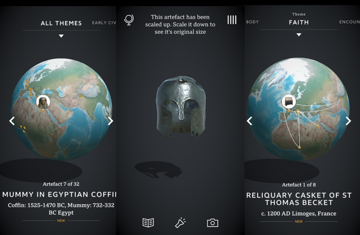 Civilisations AR - Explore Historical Artefacts in UK Museums Virtually
