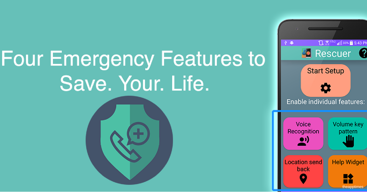 Rescuer The Official Emergency Assistant App Review | TheAppTimes