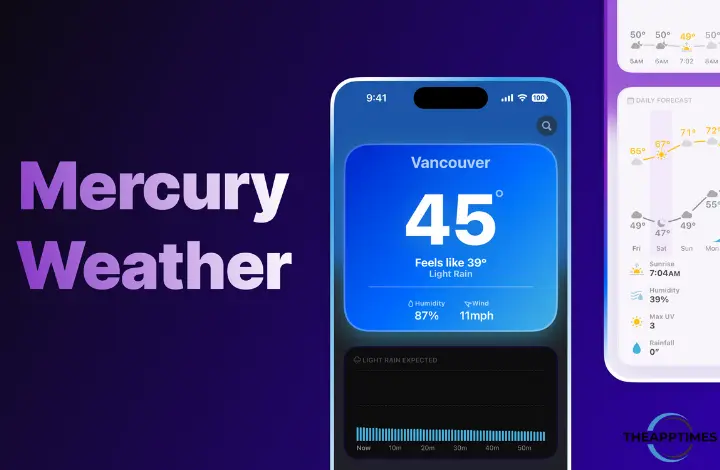 Mercury Weather: A Simple Elegant Weather App for Apple Devices